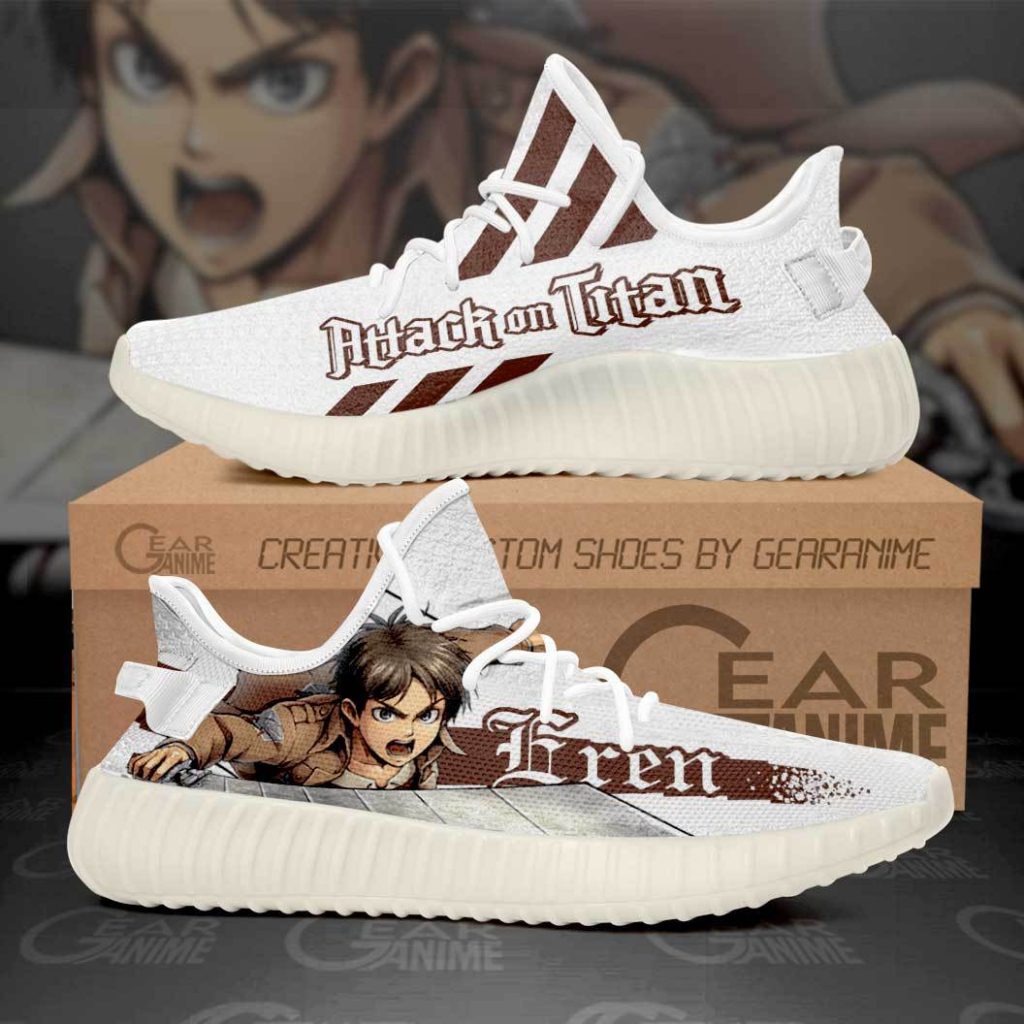 Attack On Titan Eren Yeager Yeezy Shoes - Attack On Titan Store