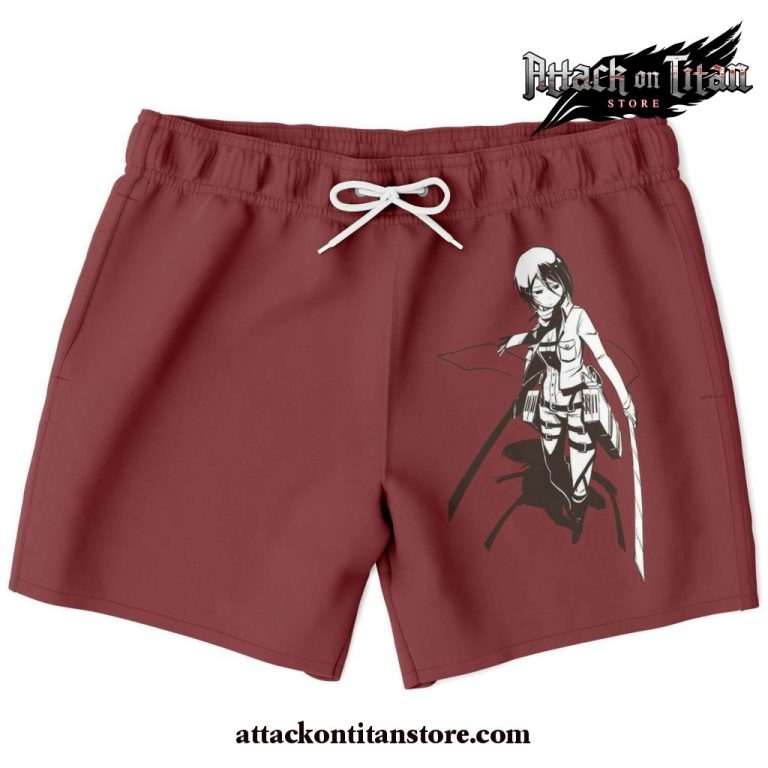AOT Mikasa Ackerman Swim Trunk - Attack On Titan Store