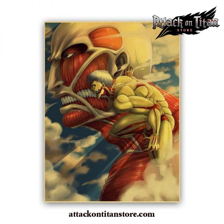 Attack on Titan Poster - Colossal Titan Poster - Attack On Titan Store